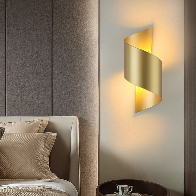 Mid-Century Wall Sconce Twist Ambient Lighting Lamp for Bedroom Living Room