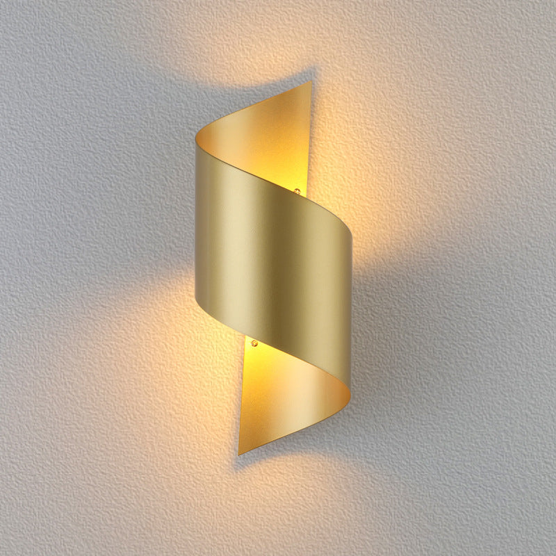 Mid-Century Wall Sconce Twist Ambient Lighting Lamp for Bedroom Living Room