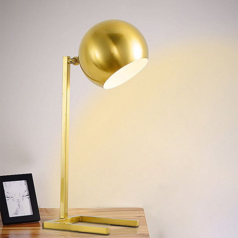 Traditional Gold Metallic Table Light for Study Room: Enhance Your ...