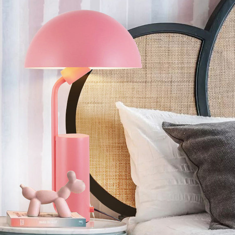 Alnasl - Iron Night Task Lighting Modernist 1-Light Black/White/Pink ...