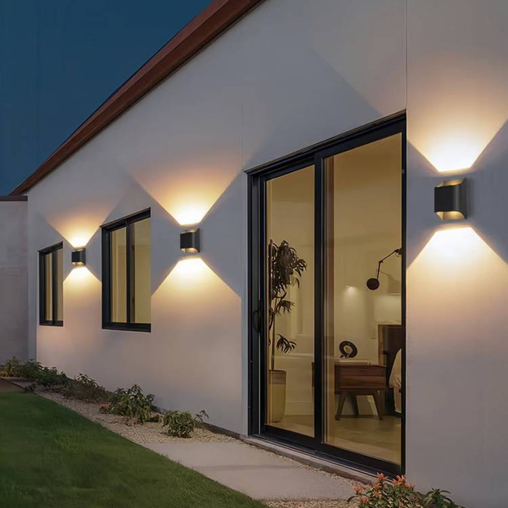 Orr Modern LED Outdoor Wall Lamp Metal Courtyard